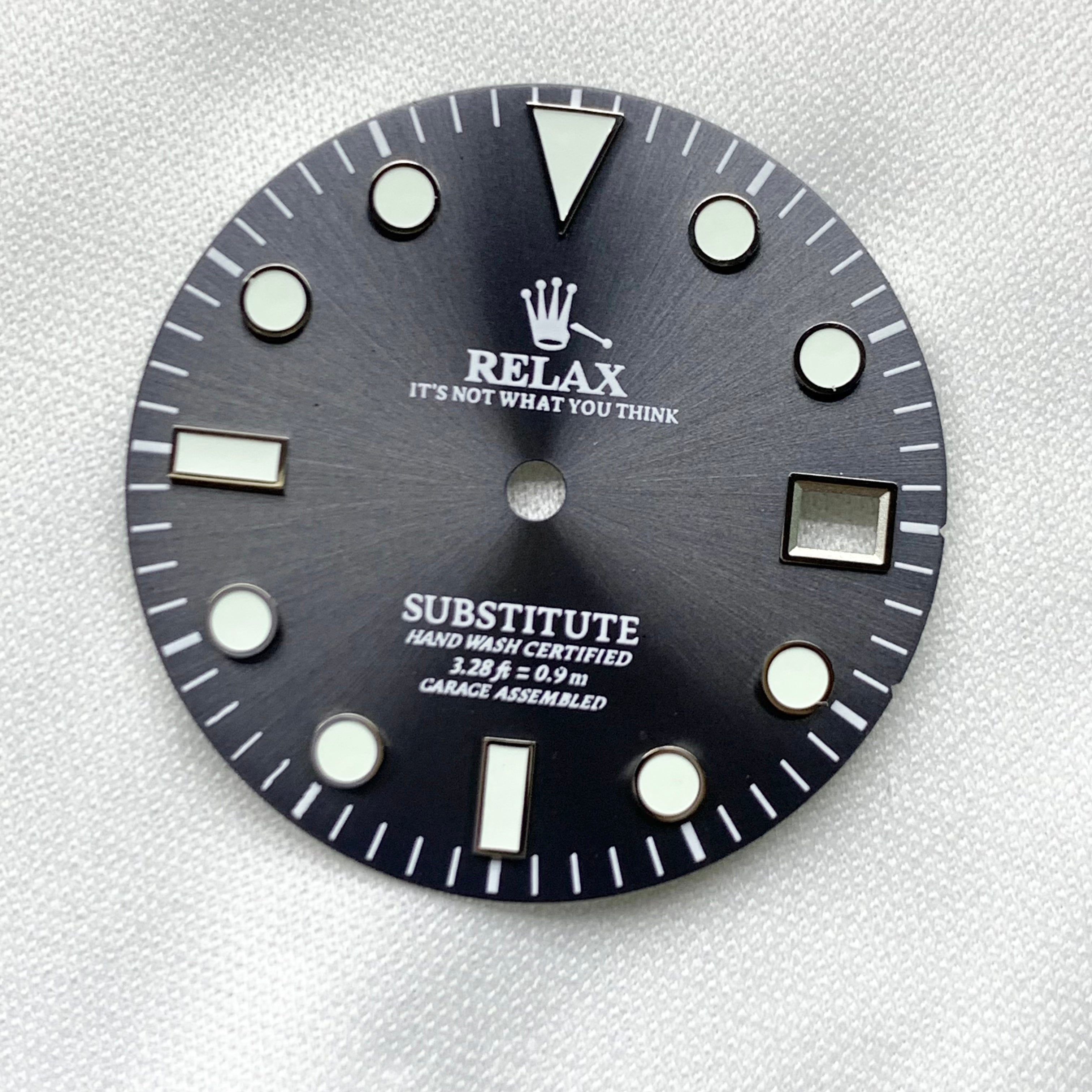 Seiko mod dial , Seiko mod parts ,Dial Maker - Matt Grey Dial – dial ...