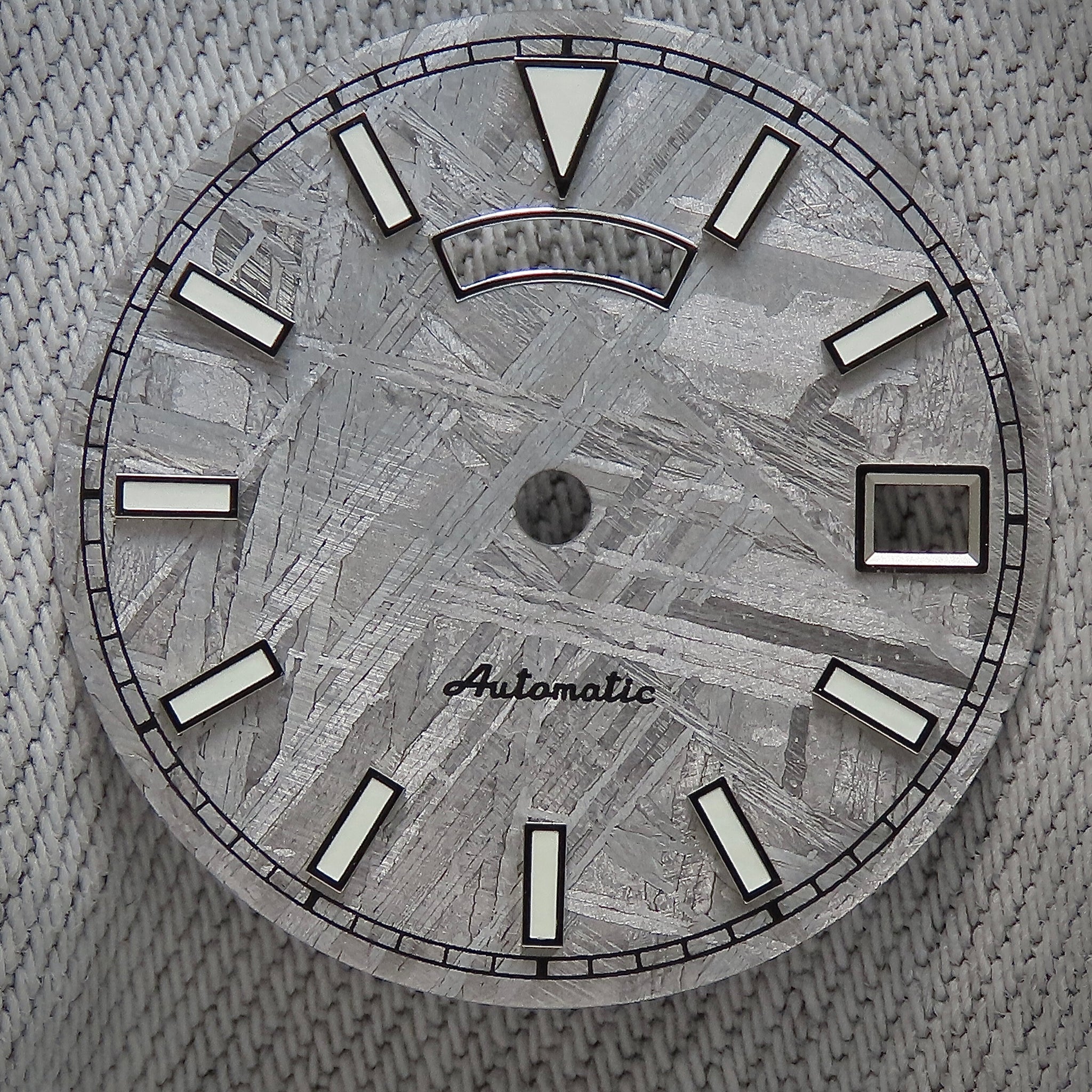 Dial maker - Natural Meteorite Dial For NH36 Movement BGW9 Lume – dial ...