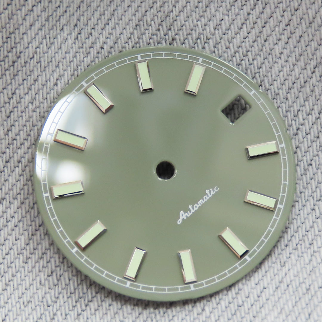 Dial maker - Green Enamel Dial for Seiko mod – dial maker shop