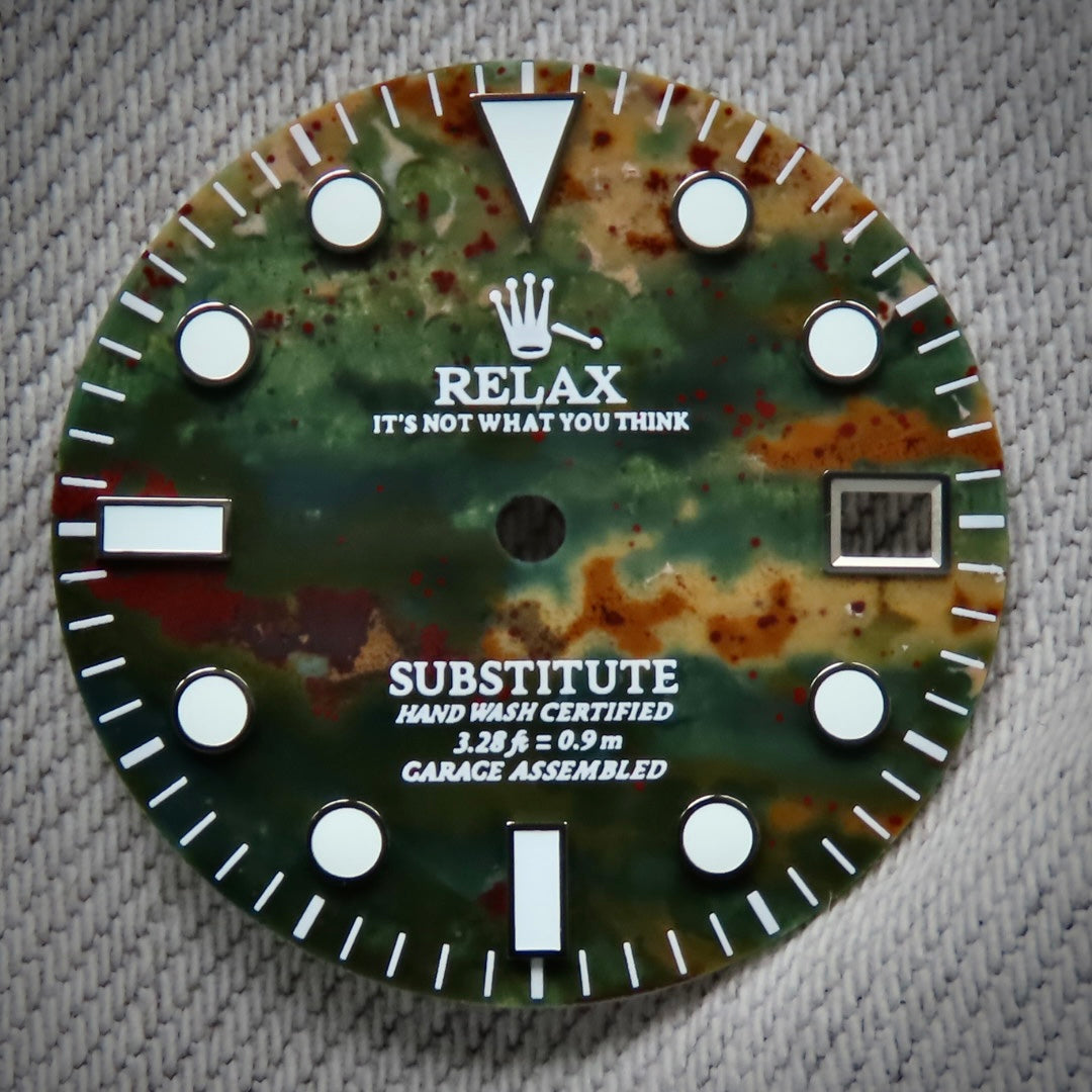 Seiko mod dial , Seiko mod parts ,Dial Maker - Blue enamel dial – dial ...