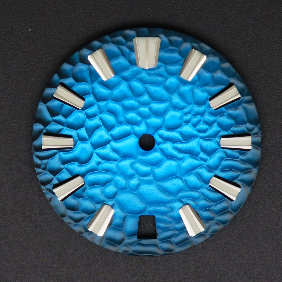 Seiko mod dial , Seiko mod parts ,Dial Maker - Blue enamel dial – dial ...