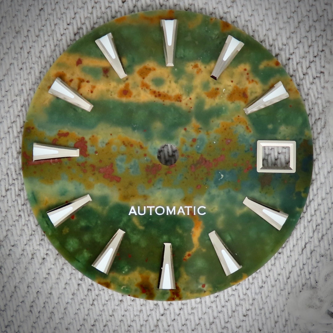 Seiko mod dial , Seiko mod parts ,Dial Maker - Tiger Iron Stone Dial ...