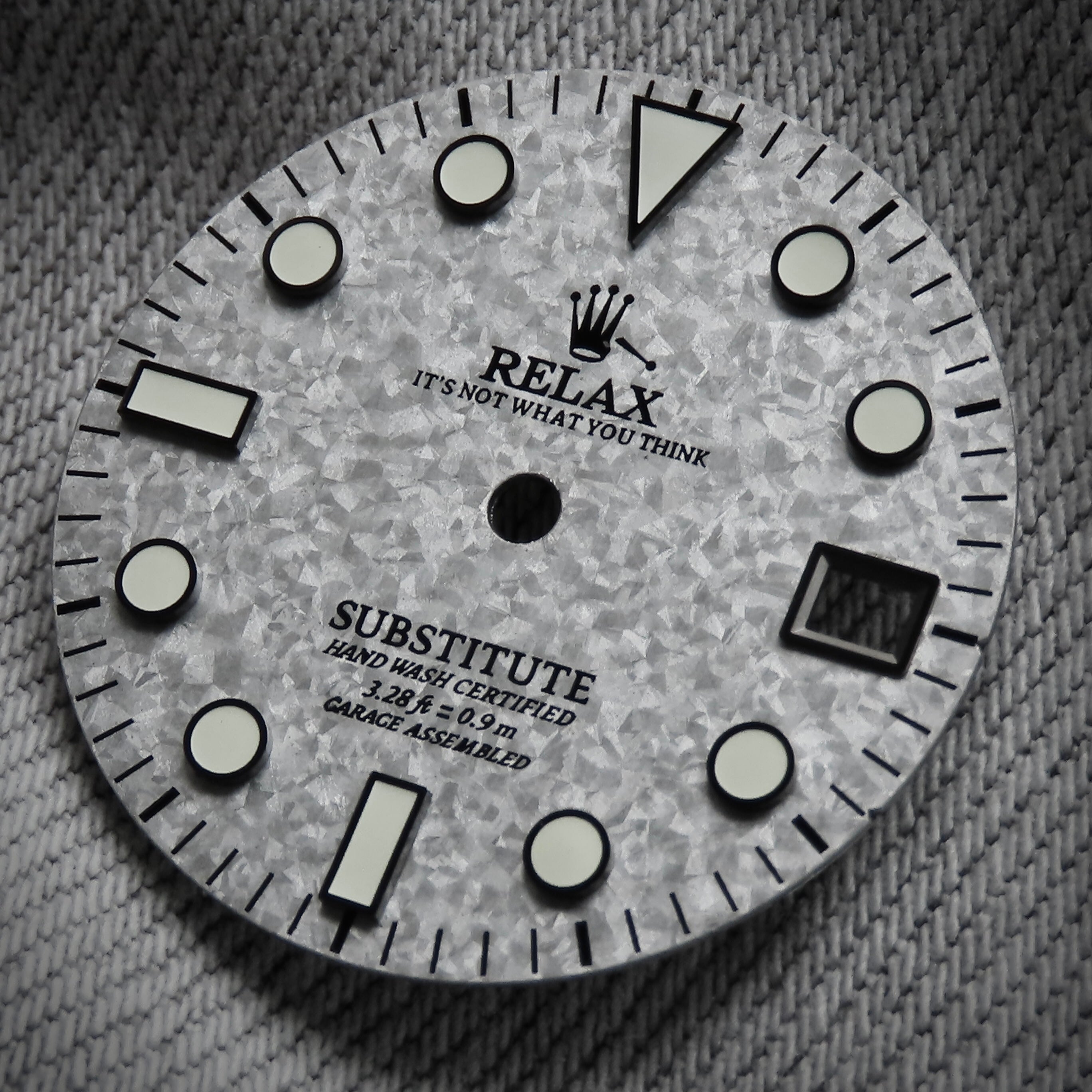 Seiko mod dial , Seiko mod parts ,Dial Maker - Matt Grey Dial – dial ...