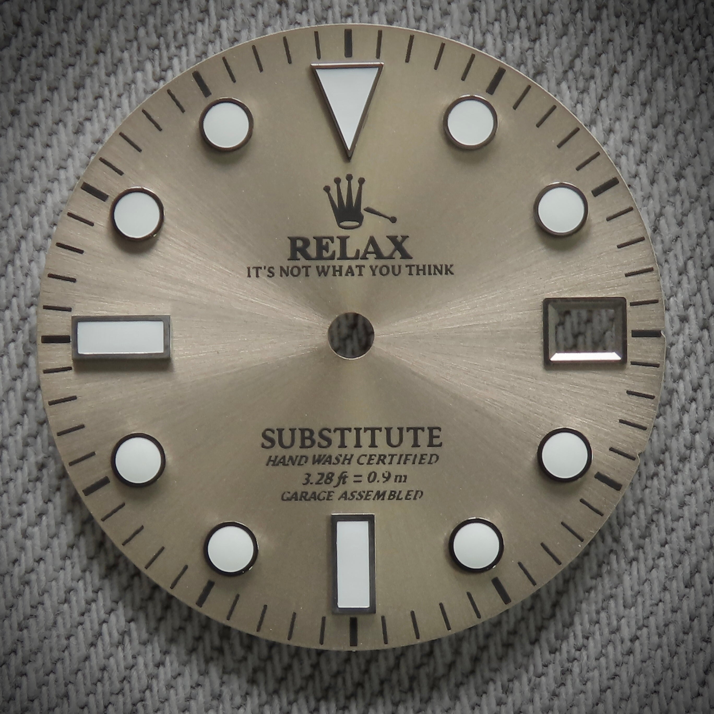 Seiko mod dial , Seiko mod parts ,Dial Maker - Matt Grey Dial – dial ...