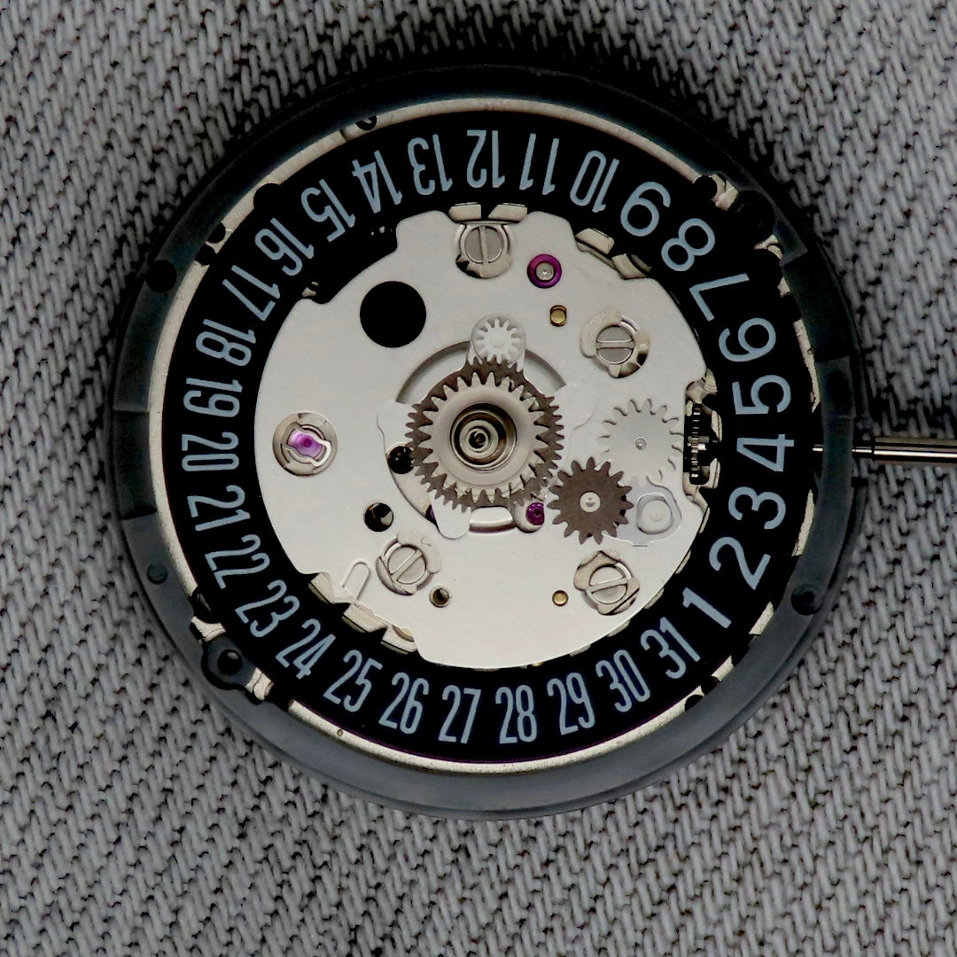 Malaysia Made- Seiko (TMI) NH34 Movement Black date wheel for 6 O'cloc ...