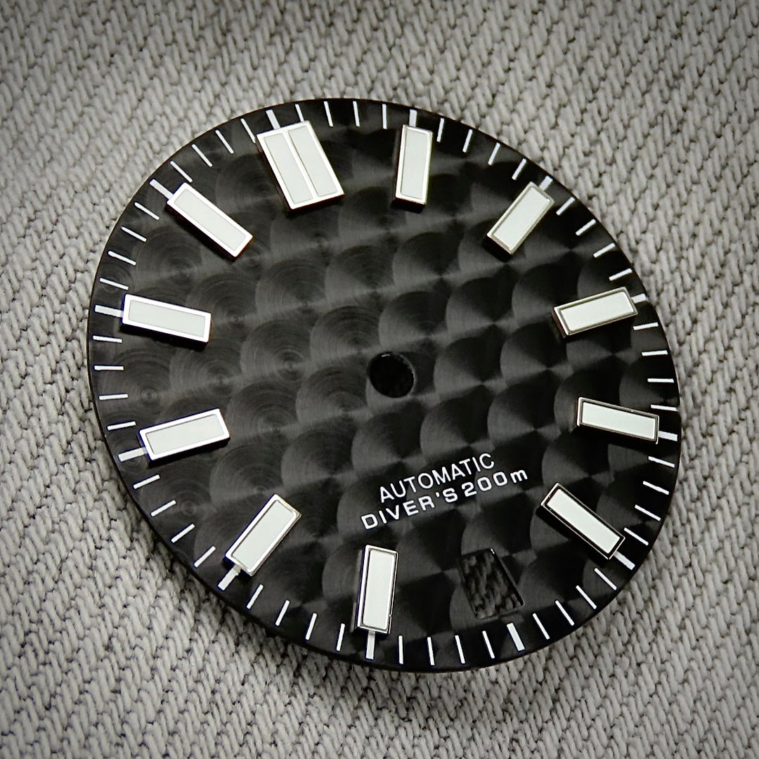 Seiko mod dial , Seiko mod parts ,Dial Maker - Blue enamel dial – dial ...