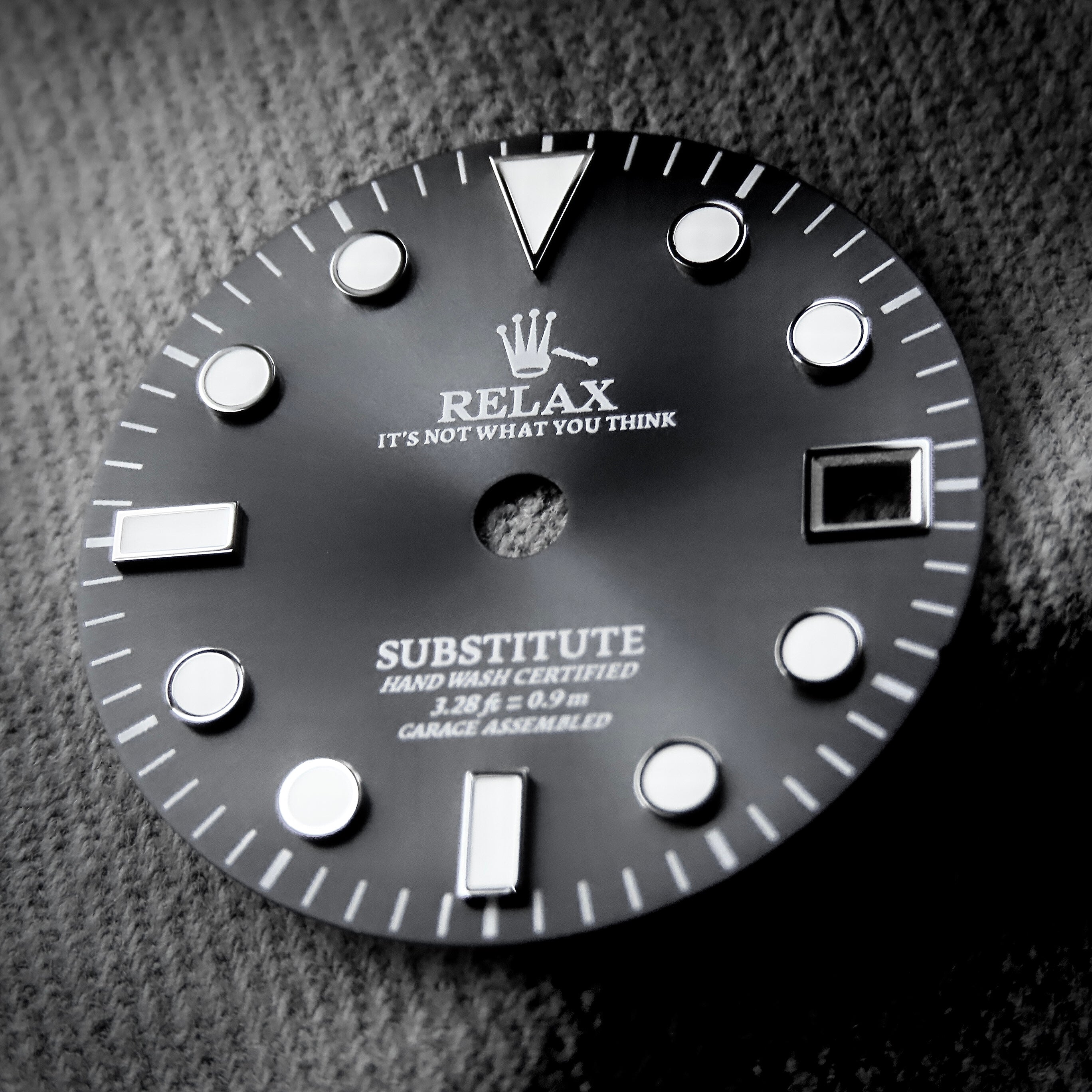 Seiko mod dial , Seiko mod parts ,Dial Maker - Relax Dial, Grey ...