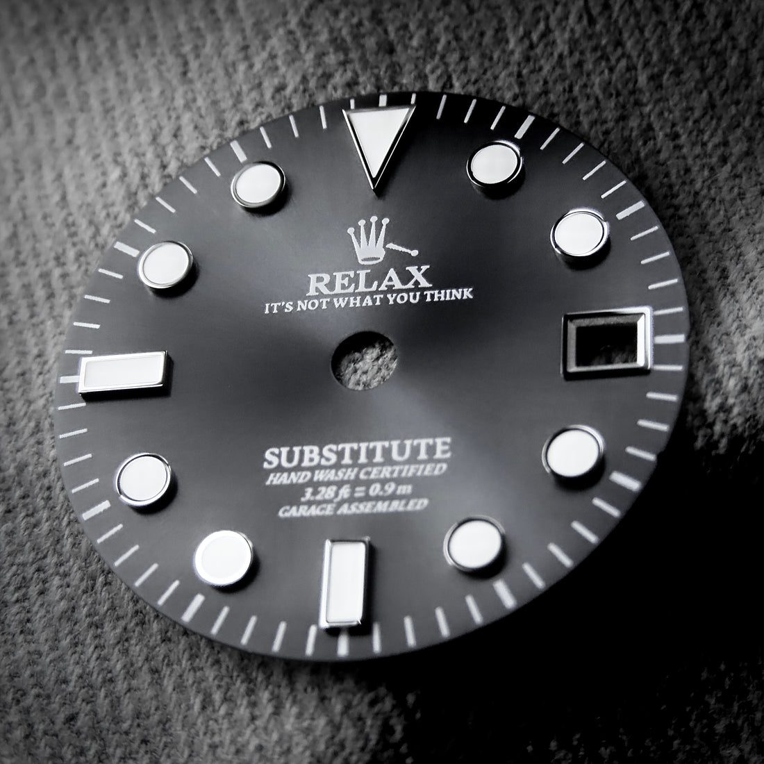 Seiko mod dial , Seiko mod parts ,Dial Maker - Relax Dial, Grey ...