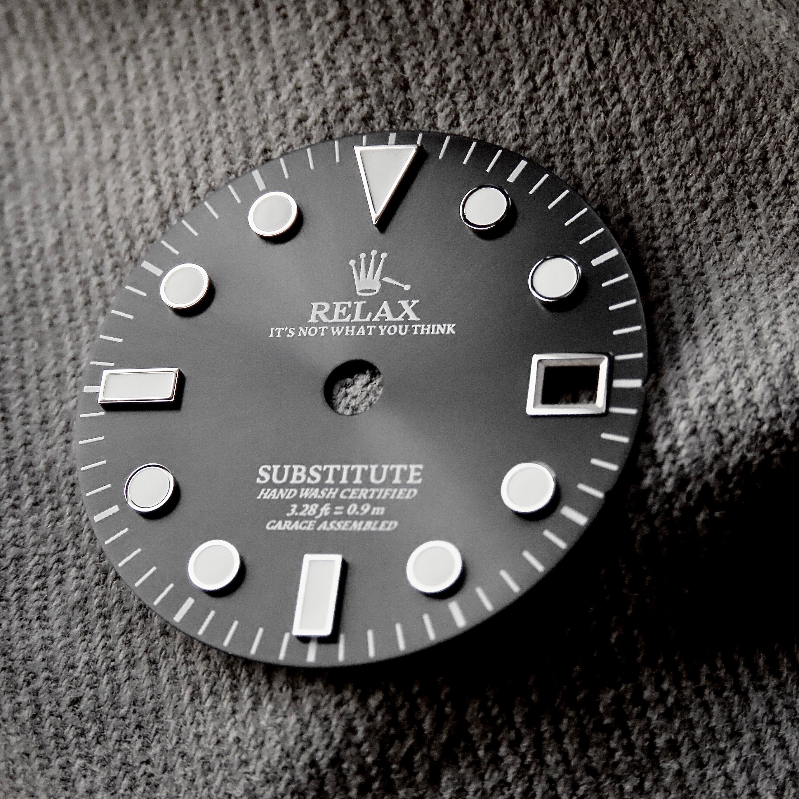 Seiko mod dial , Seiko mod parts ,Dial Maker - Relax Dial, Grey ...