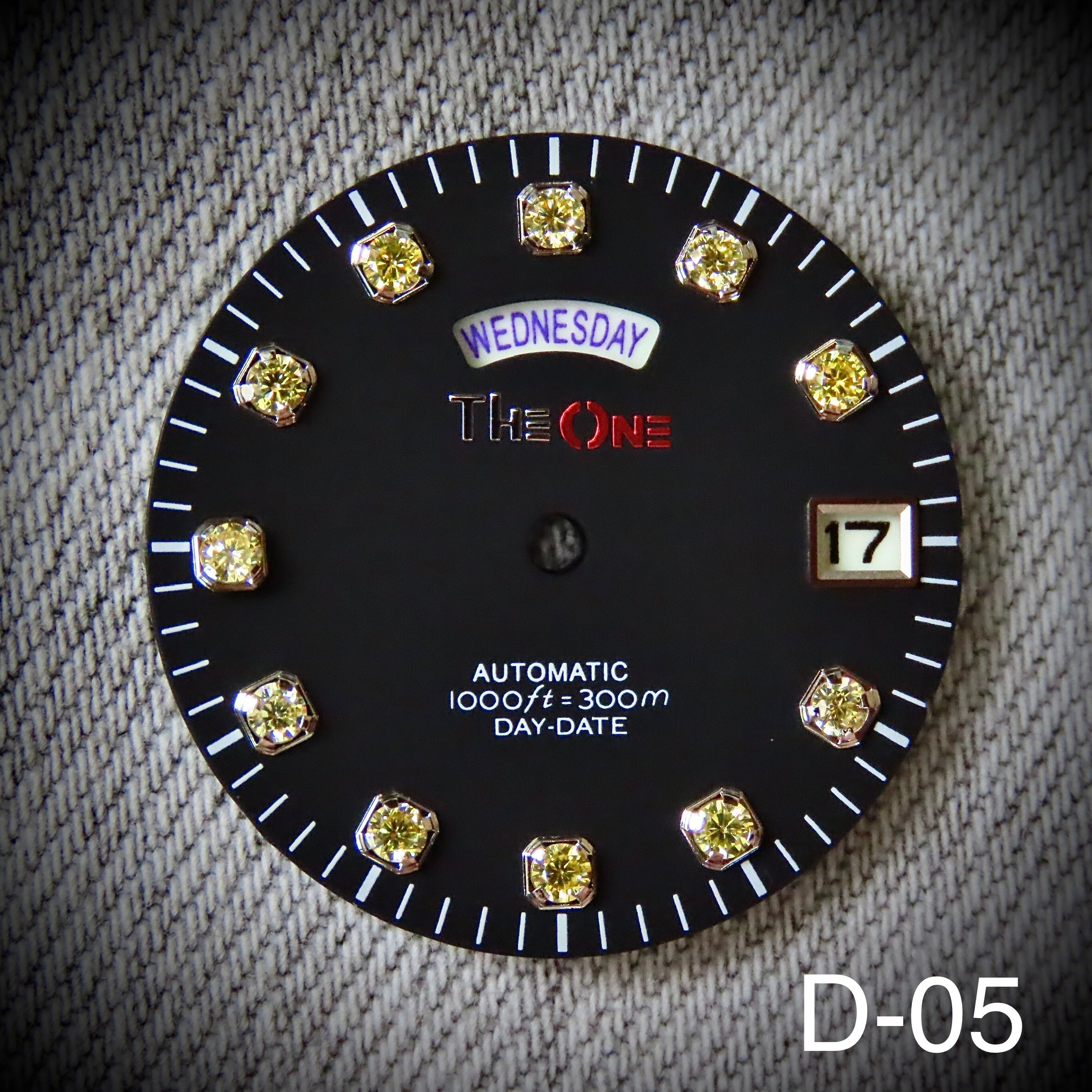 Dial maker - Yellow Gemstone Dial For Seiko NH36 Movement – dial maker shop