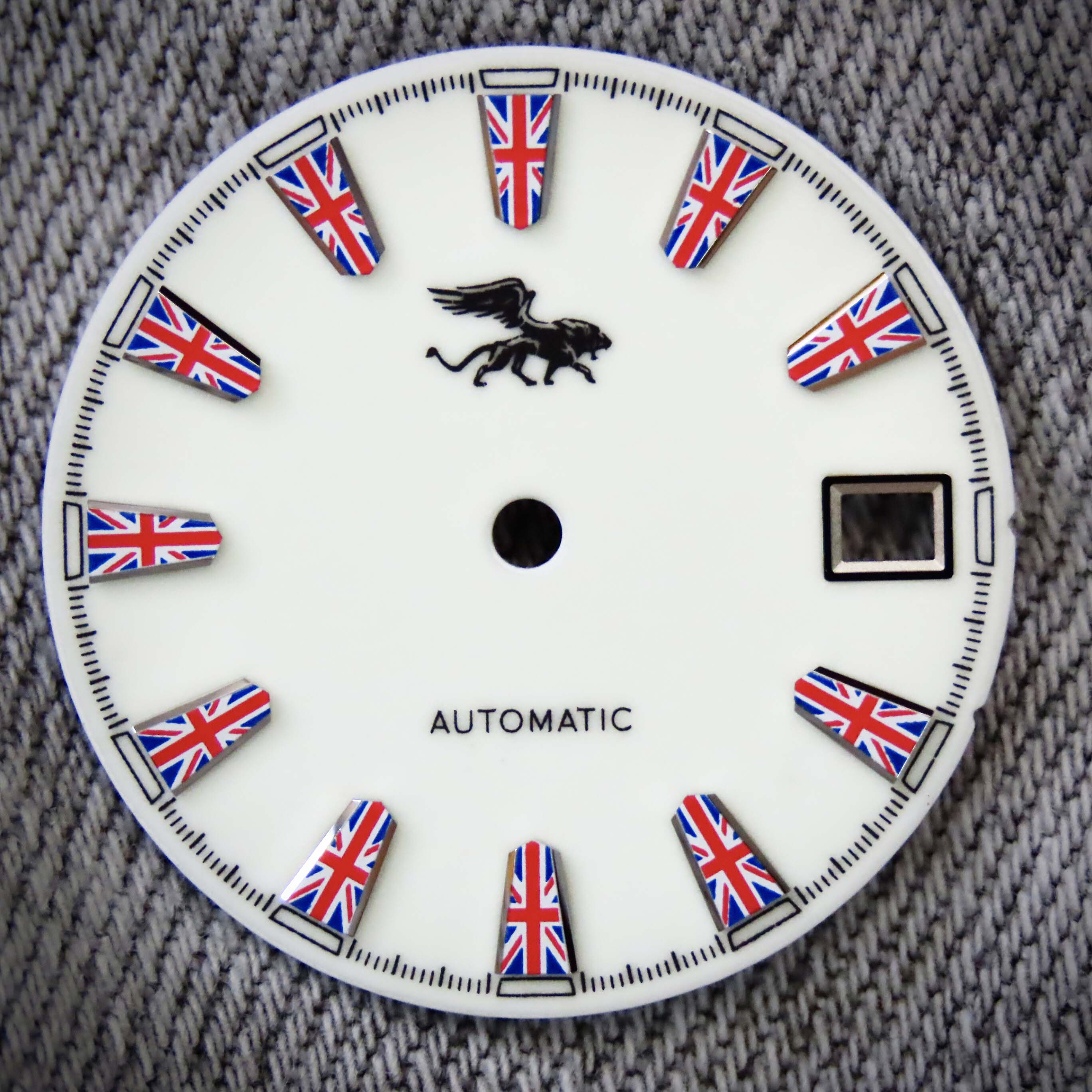 Seiko mod parts , seiko movement Dial Maker - Full lume dial National ...