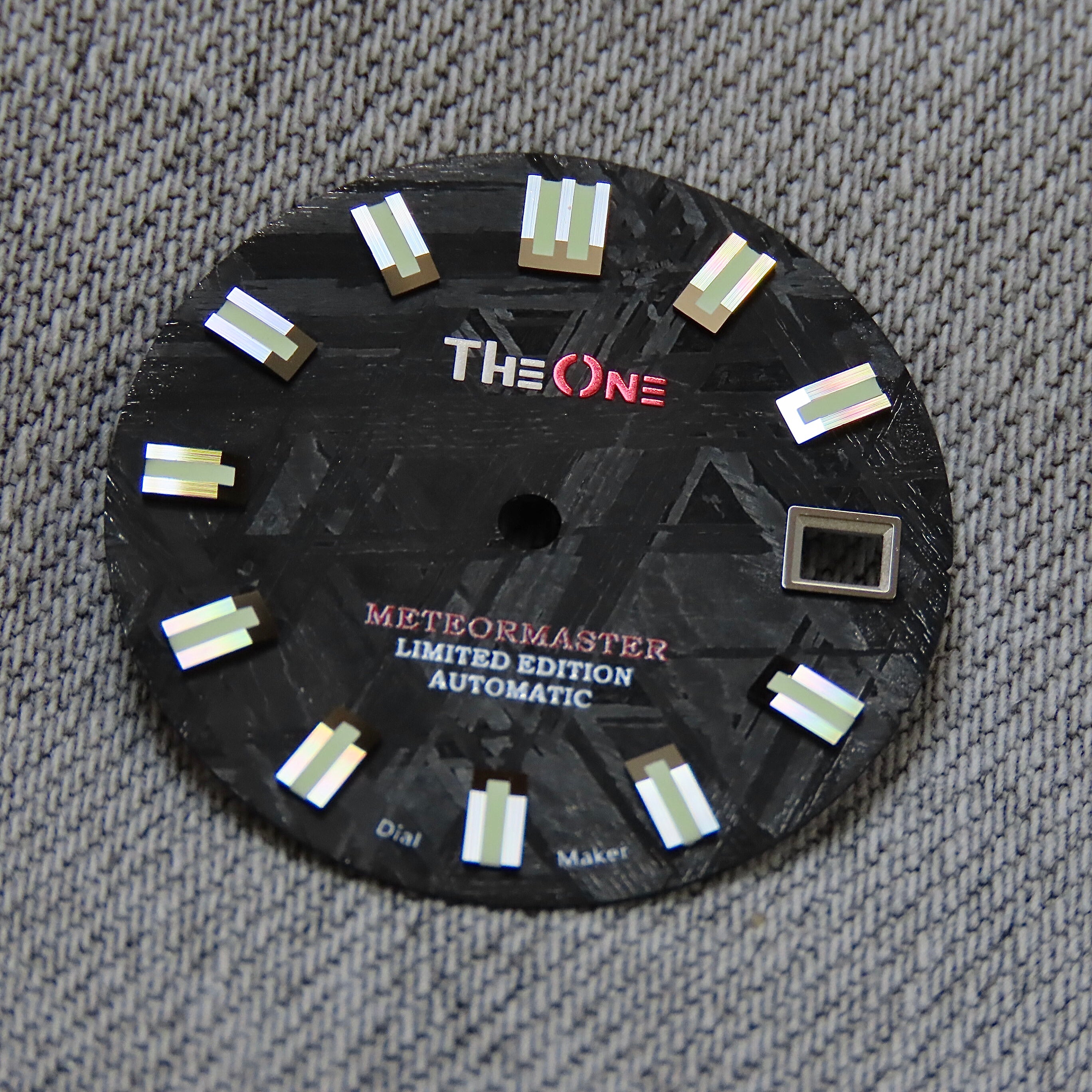 Dial maker - Black Meteorite Dial – dial maker shop